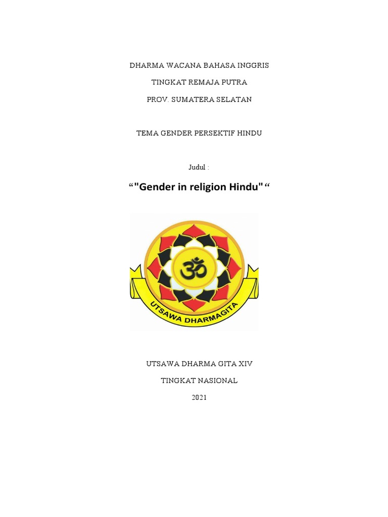 DHARMA wACANA B. INGGRIS Udg 2021 | PDF | Dharma | God