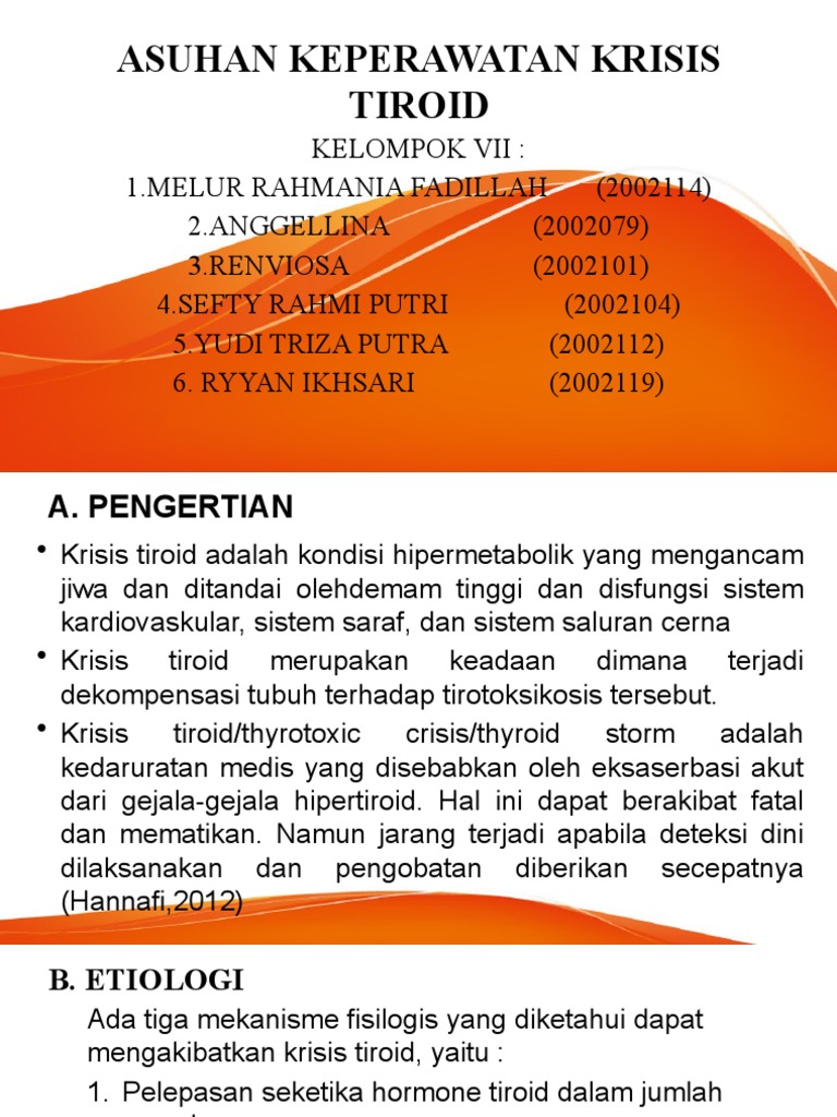 Asuhan Keperawatan Krisis Tiroid | PDF