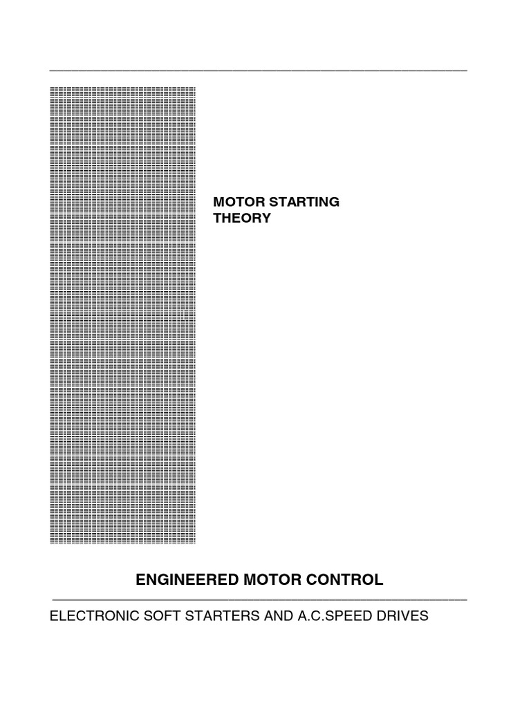 Motor Start Theory | PDF | Electric Motor | Electromagnetism