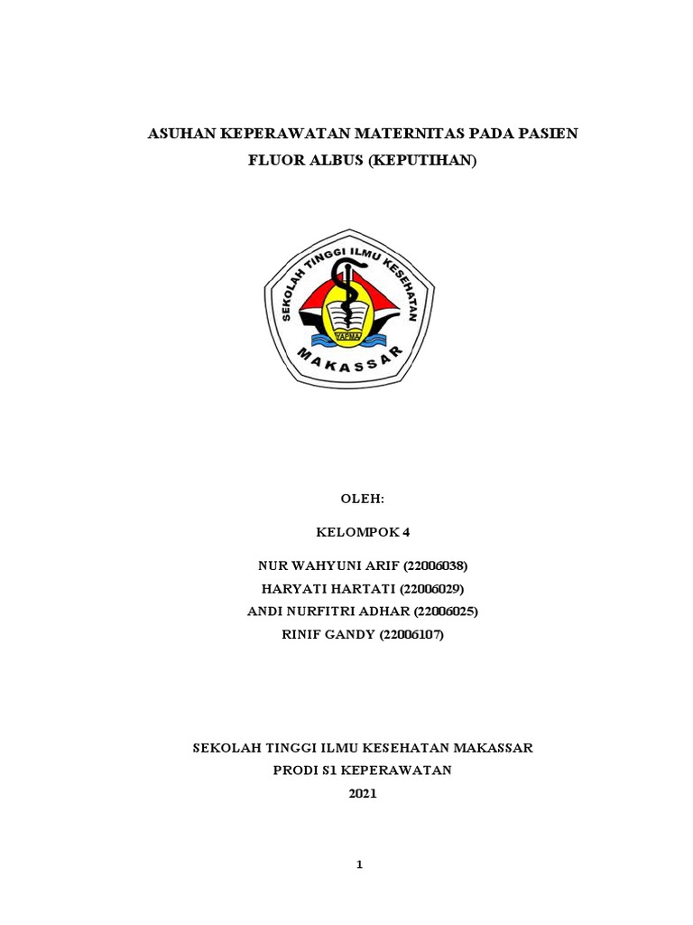 Asuhan Keperawatan Fluor Albus pada Ibu Hamil | PDF | Ilmu Sosial ...
