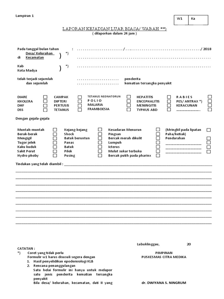Laporan KLB DBD | PDF
