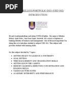 Ued 102 - E-Portfolio | PDF | Memory | Learning Styles