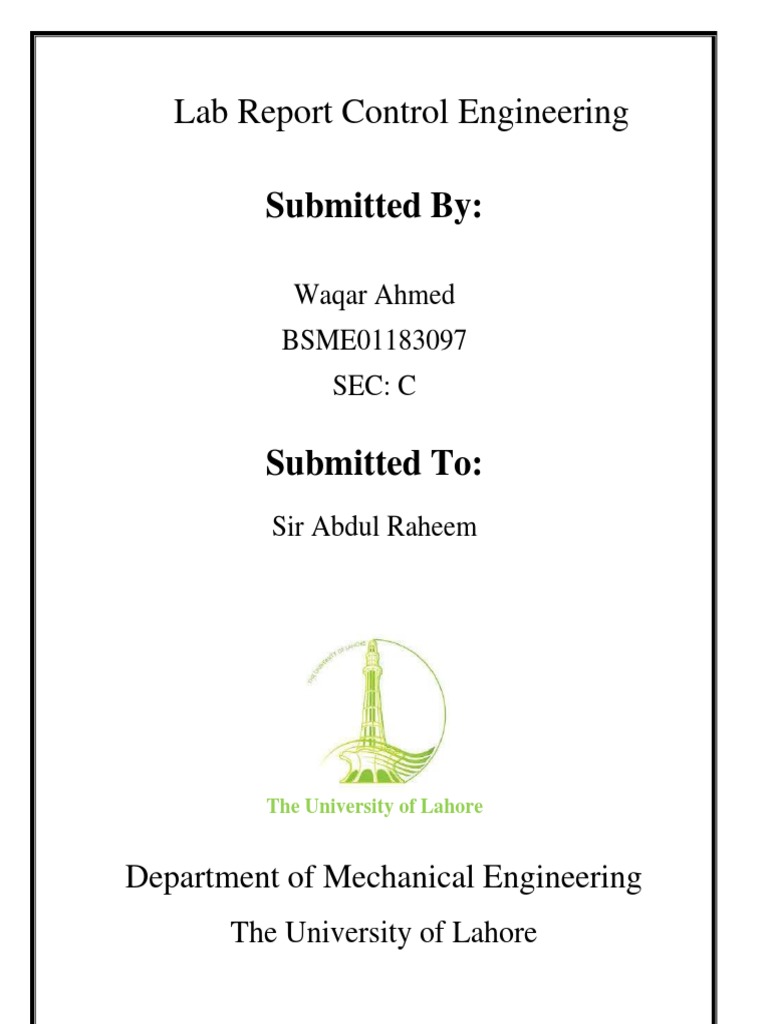 BSME01183097 Waqar Ahmed SEC-C | PDF | Programmable Logic Controller ...