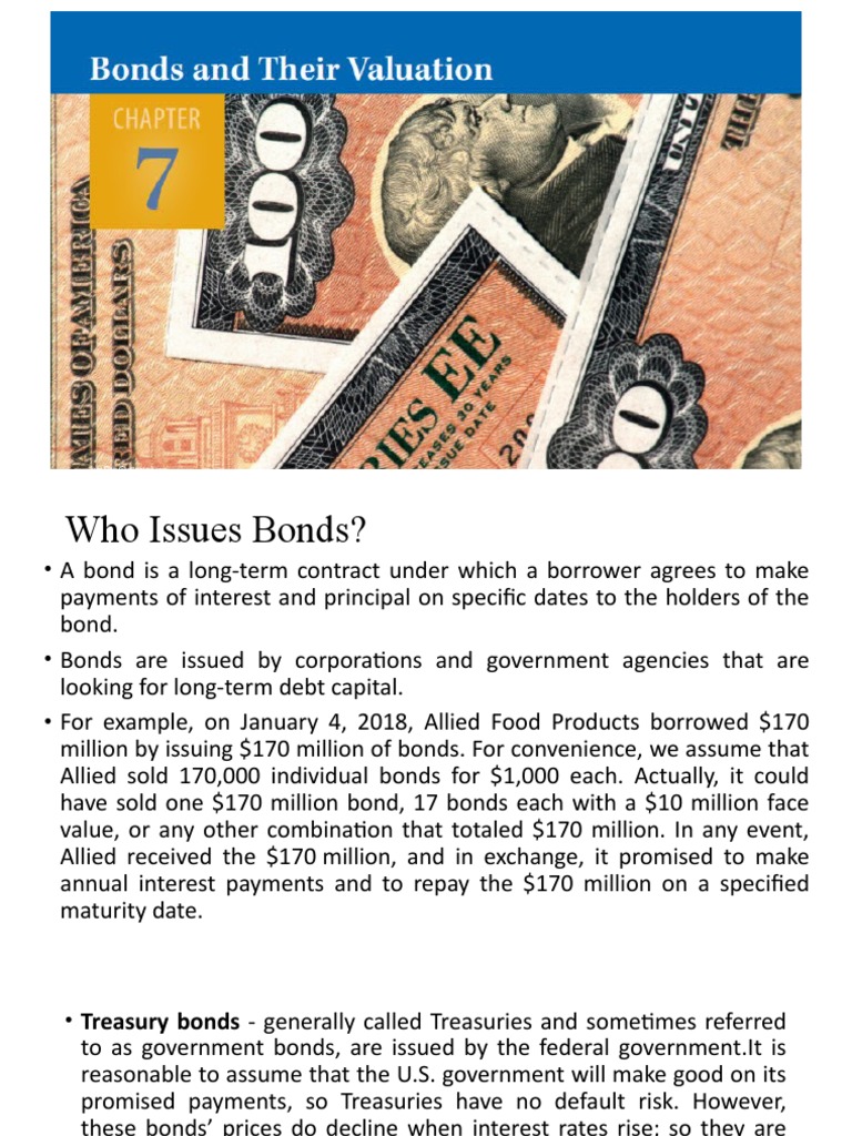 Bonds and Their Valuation | Download Free PDF | Bonds (Finance) | Interest