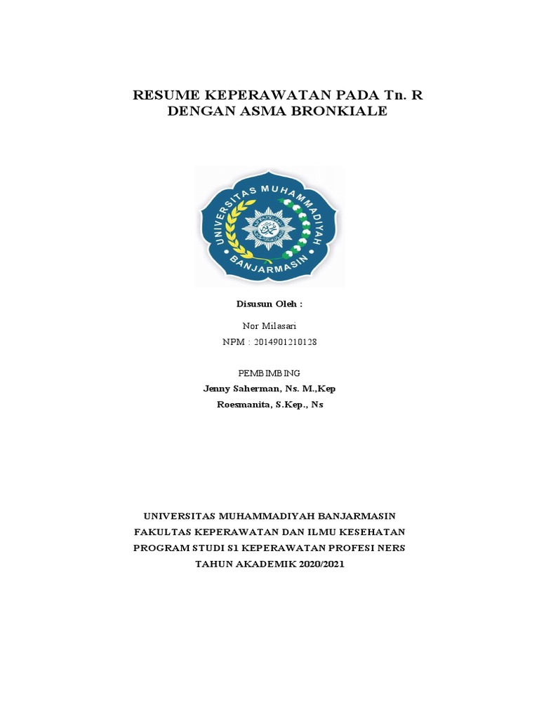 RESUME ASMA Normilasari | PDF