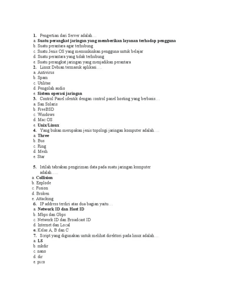 Plan Soal Asj Xii TKJ | PDF