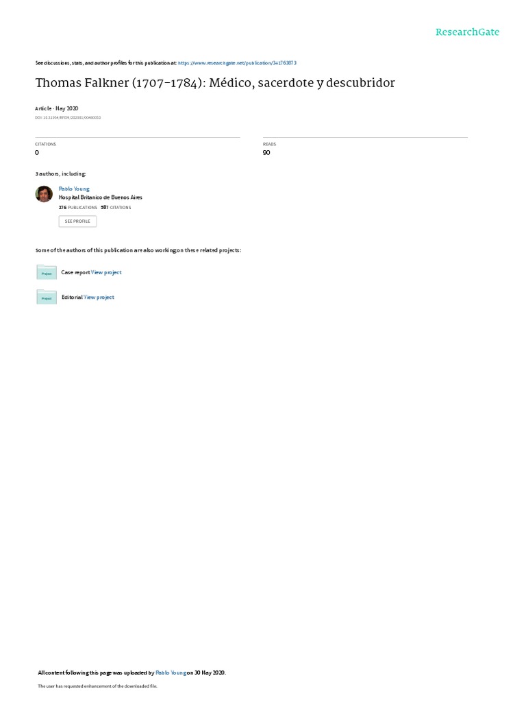 Thomas Falkner PDFFronteras | PDF