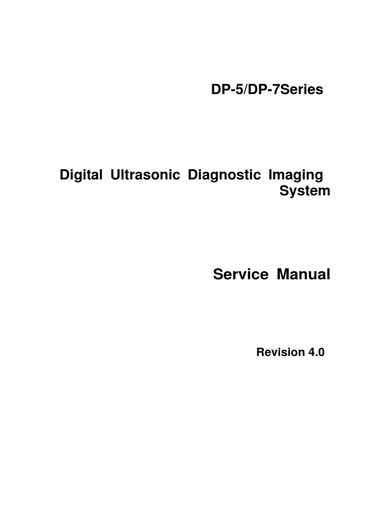 DP 5 DP 7 Series Service Manual | PDF | Electrical Connector | Input/Output