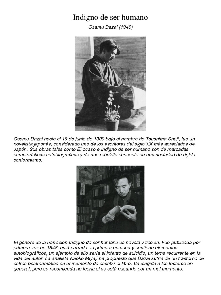 Indigno de Ser Humano | PDF