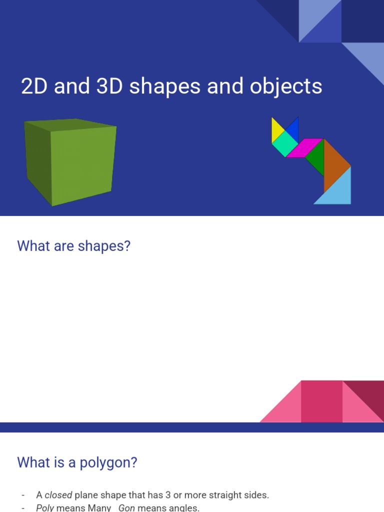 Math - 2d 3d Shapes 1 | PDF | Shape | Vertex (Geometry)