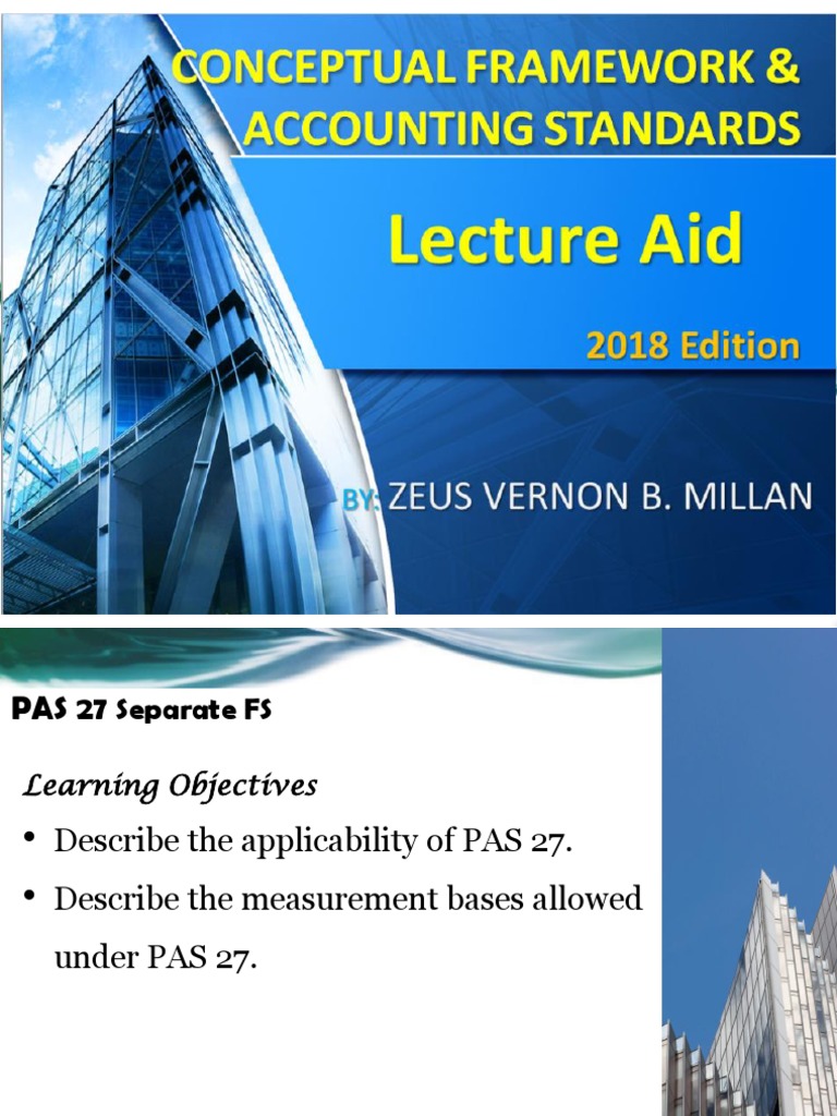 Module 14 - Pas 27 - Separate Fs | PDF | International Financial ...