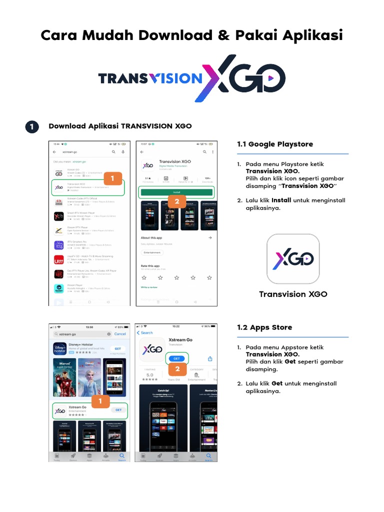 Panduan Transvision XGO 2021 | PDF