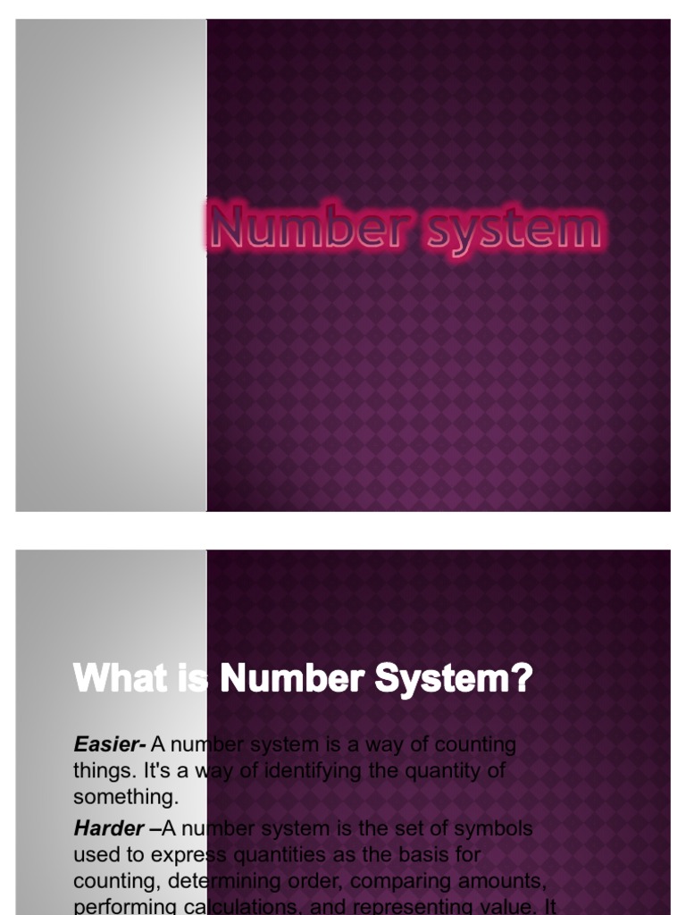 What Is Number System | PDF | Rational Number | Numbers