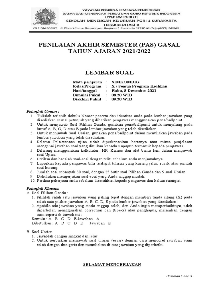 Pas GSL Simdig TP 21-22 | PDF