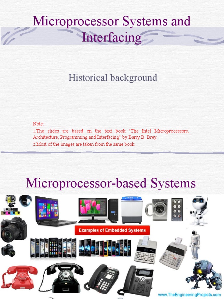 EEE342 MP 1a Historical Background | PDF | Central Processing Unit | Microprocessor