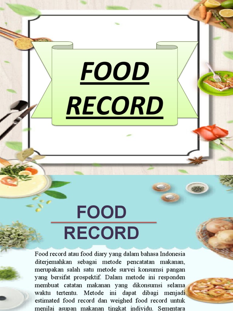 Food Record | PDF