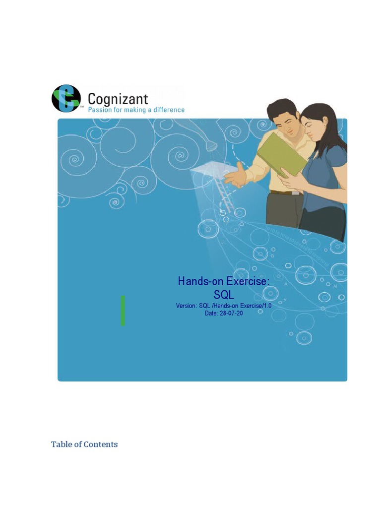 SQL Hands On Document - Final | PDF | Databases | Table (Database)