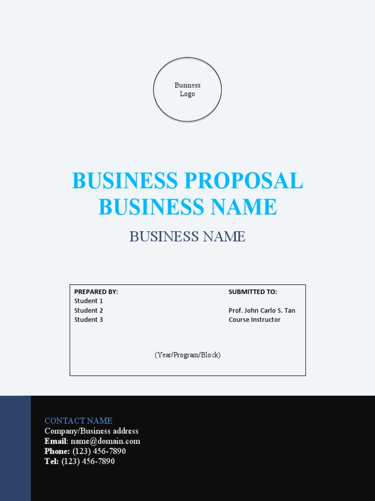 Business Proposal Template Overview | PDF | Contractual Term | Pricing