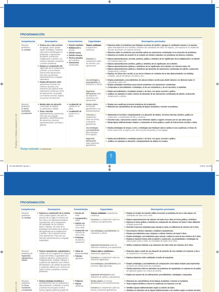 Programacion MATE3-VOL2 | PDF | Sustracción | Números