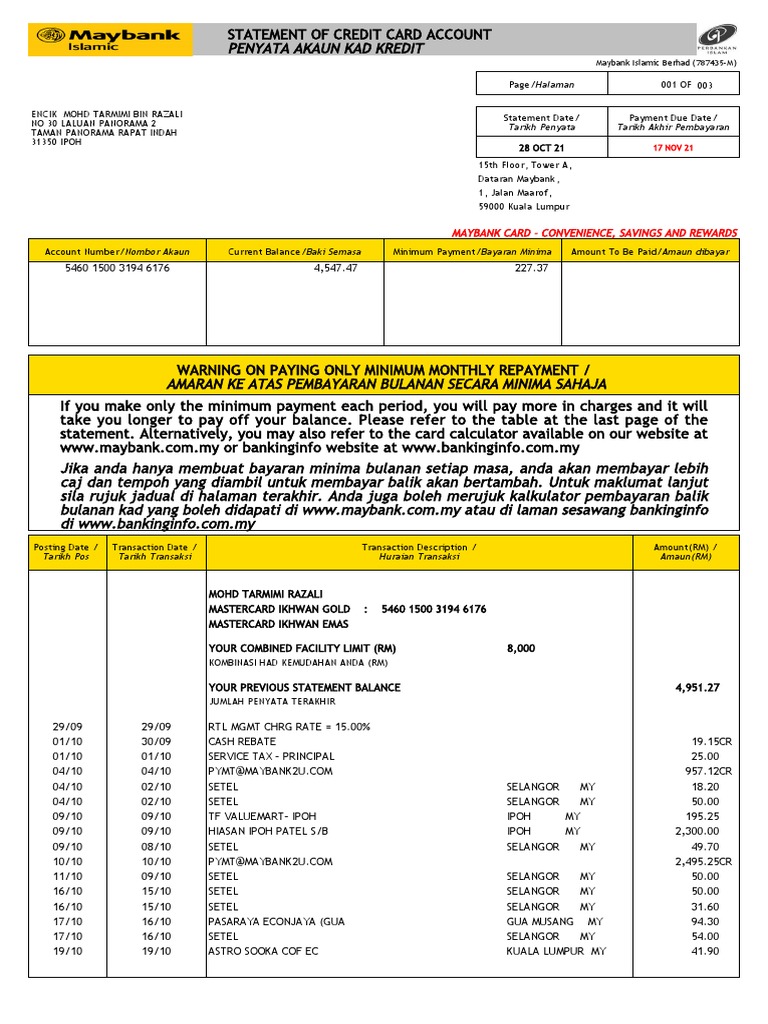 Maybank Card - Convenience, Savings and Rewards: Maybank Islamic Berhad ...