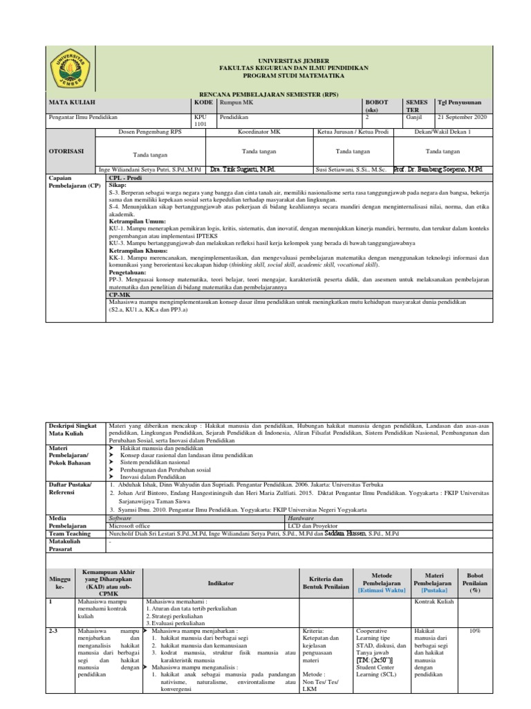 RPS Pip | PDF | Sains & Matematika