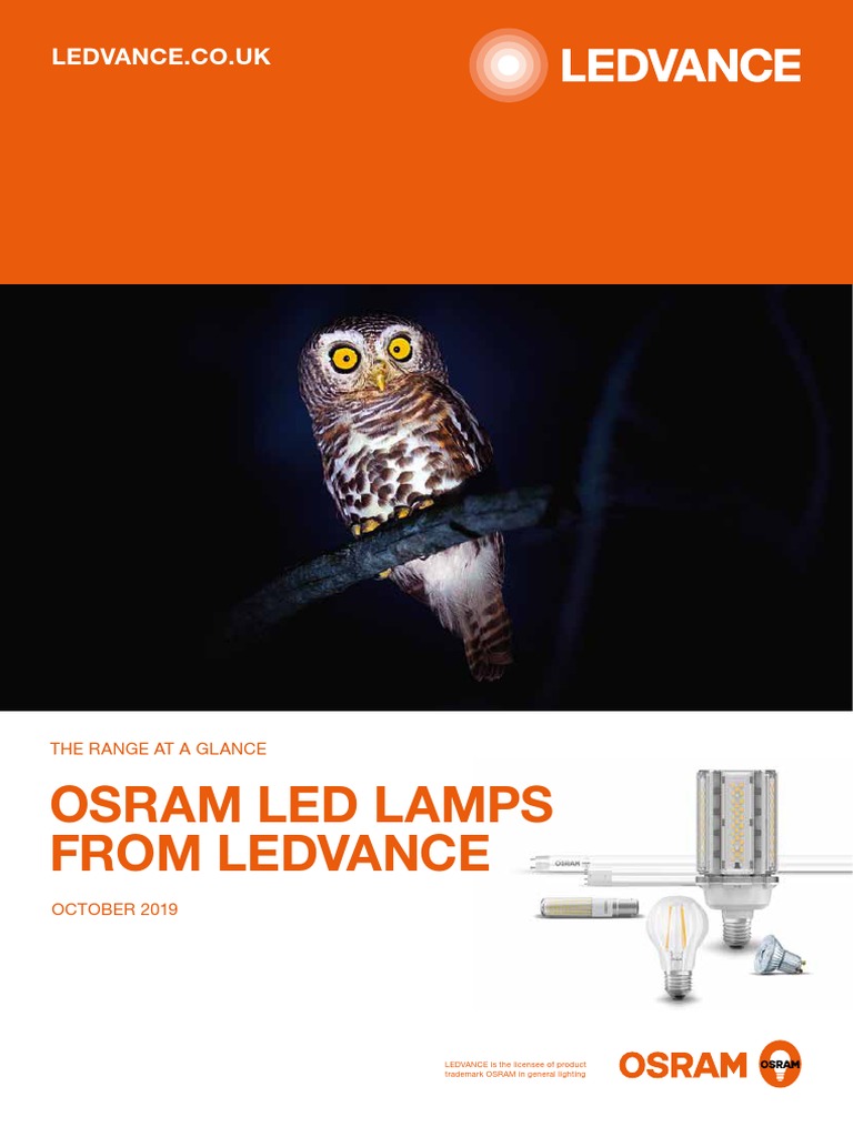 Asset-8344755 THE ASSORTMENT AT A GLANCE OSRAM LED LAMPS FROM LEDVANCE ...