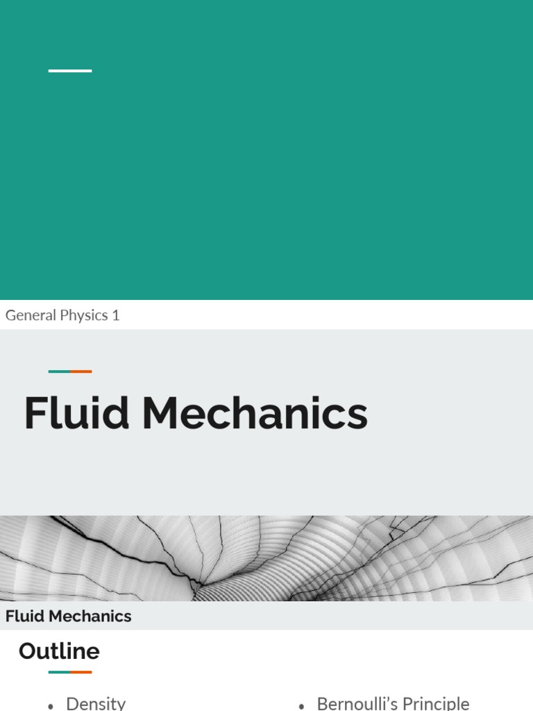 Fluid Mechanics | PDF | Pressure | Buoyancy