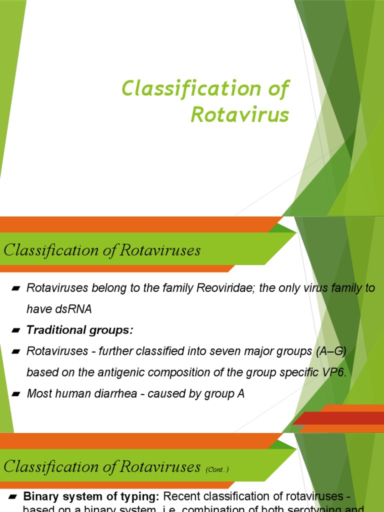 Classification of Rotavirus | PDF | Virus | Microbiology
