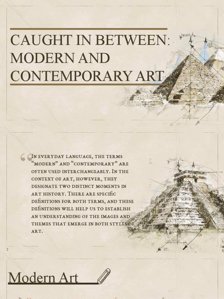 Modern vs. Contemporary Art Explained | PDF | Performance Art ...