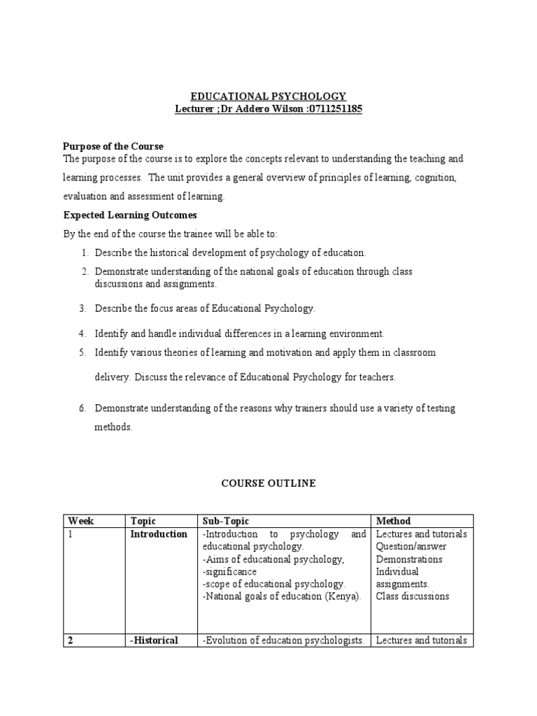 Educational Psychology | PDF | Educational Psychology | Psychology