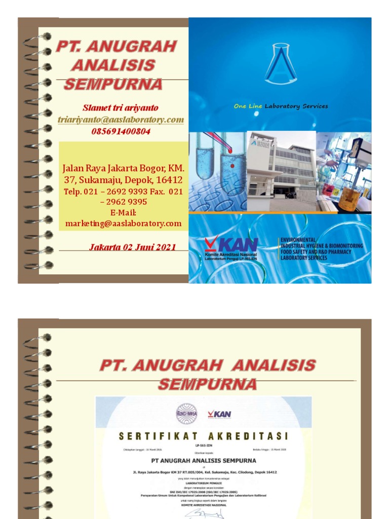 Materi Presentasi Passive Sampler Pt Aas Pdf