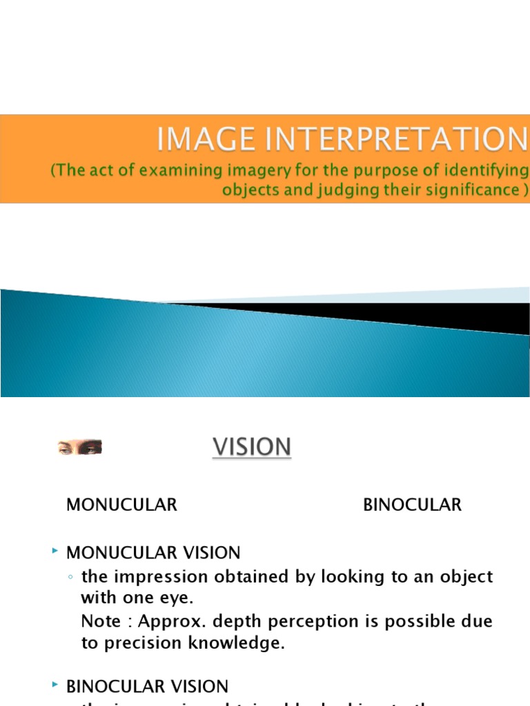 Elements of Visual Image Interpretation | PDF | Infrared | Color