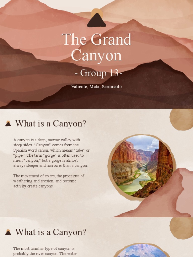 Grand Canyon: Geology and Wildlife Overview | PDF | Canyon | River