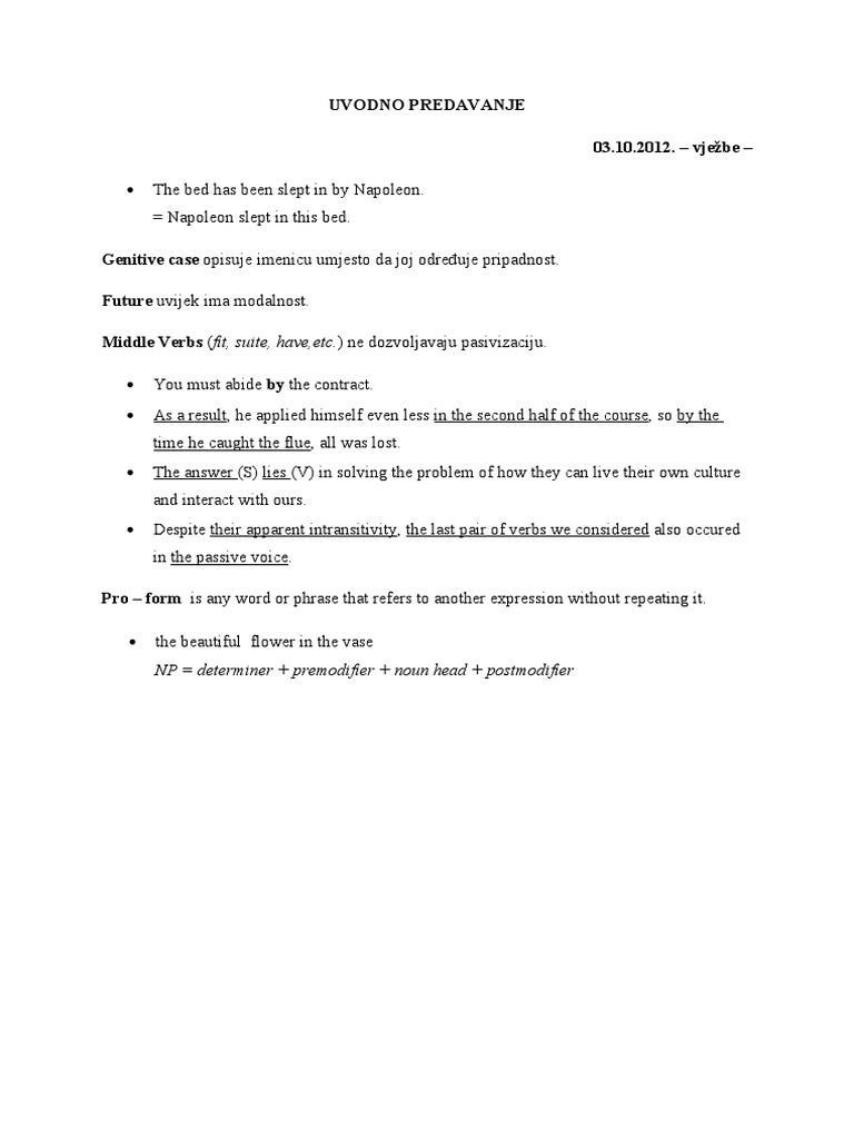 NP Determiner + Premodifier + Noun Head + Postmodifier | PDF | Subject ...