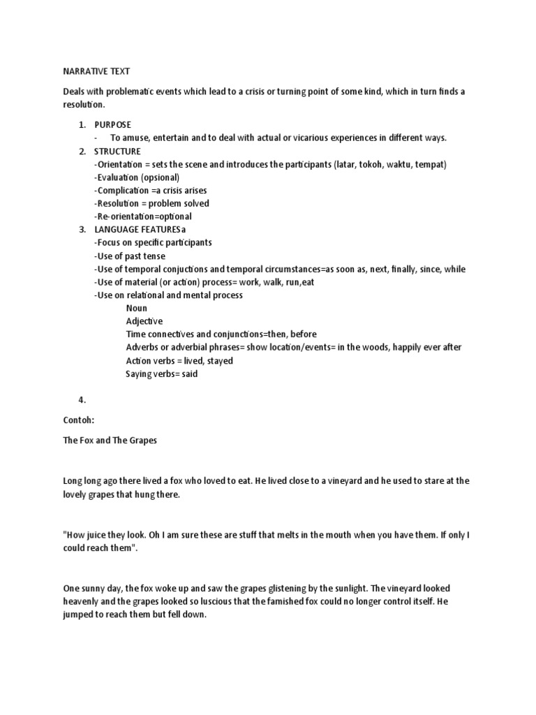 Narrative Text | Download Free PDF | Languages | Foreign Language Studies