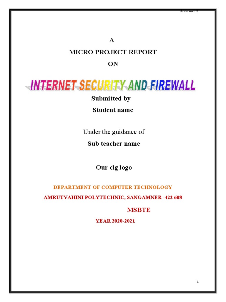 OSY Micro Project | PDF | Firewall (Computing) | Network Protocols
