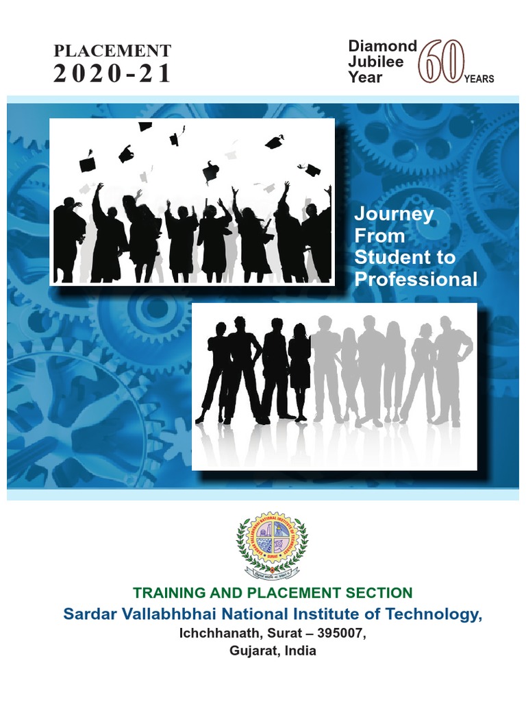 SVNIT, Placement Brochure 2021 | PDF | Engineering | Science And Technology