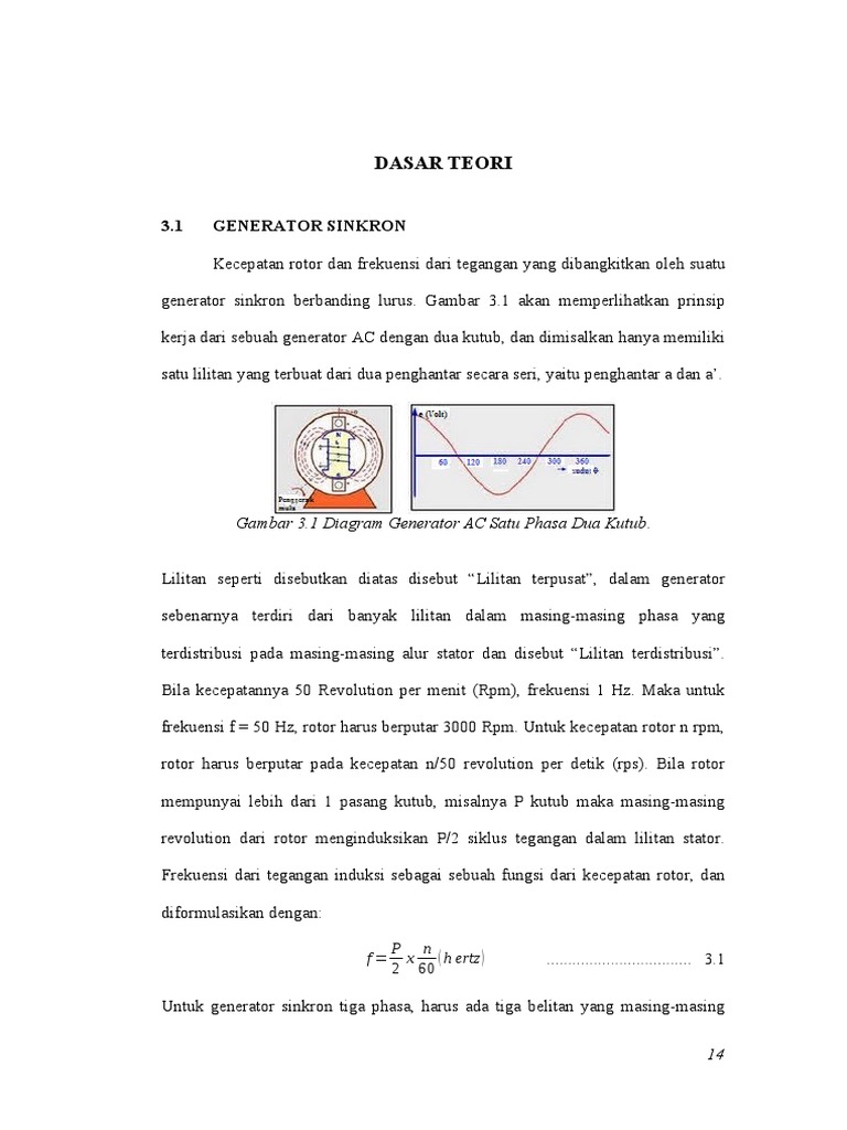 Dasar Teori Generator | PDF