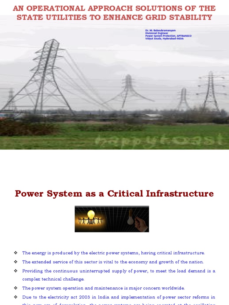 An Analysis Of Operational Solutions To Enhance Grid Stability Through