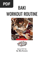 Katsuki Bakugo Workout PDF | PDF | Strength Training | Physical Fitness