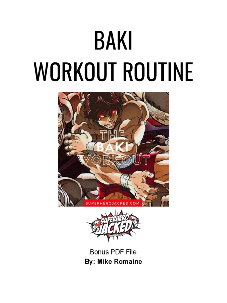 Baki Workout PDF | PDF | Mixed Martial Arts | Individual Sports