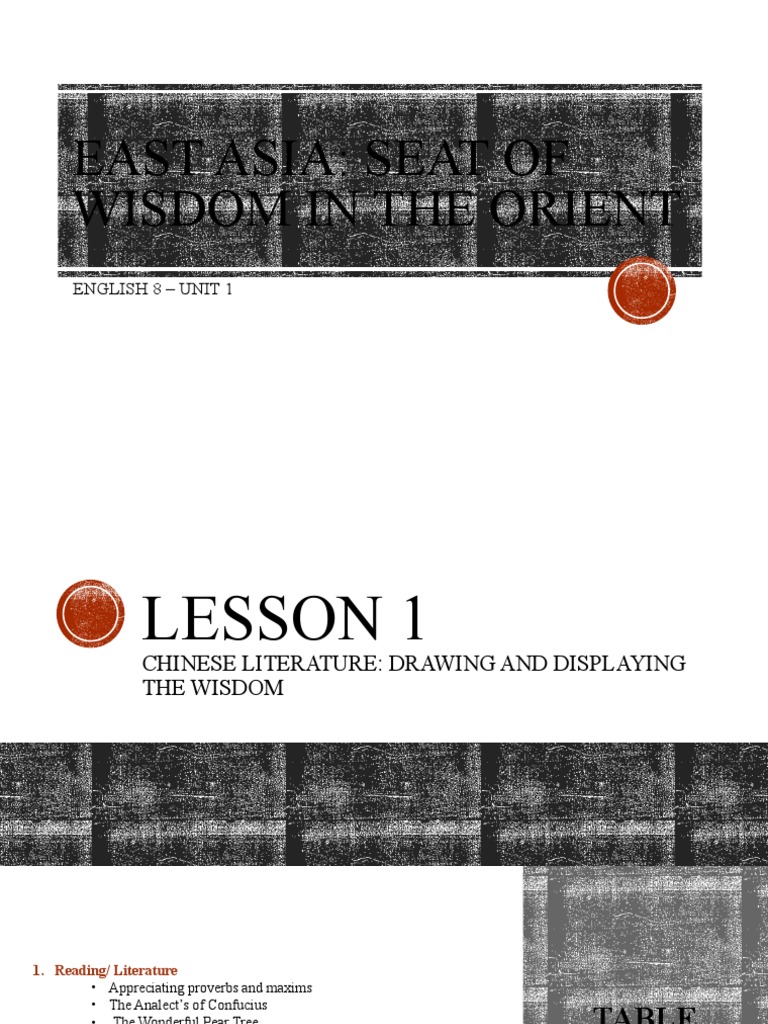 English 8 - Unit 1 Lesson 1 | PDF | Subject (Grammar) | Chinese Literature