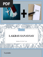 Lakbay Sanaysay Ppt. - 20250302 - 204359 - 0000 | PDF