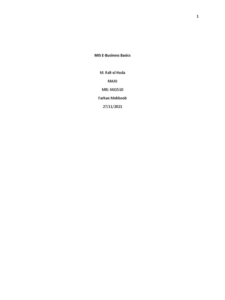 E Business Basics | PDF | Databases | Gmail E Business Basics | PDF | Databases | Gmail