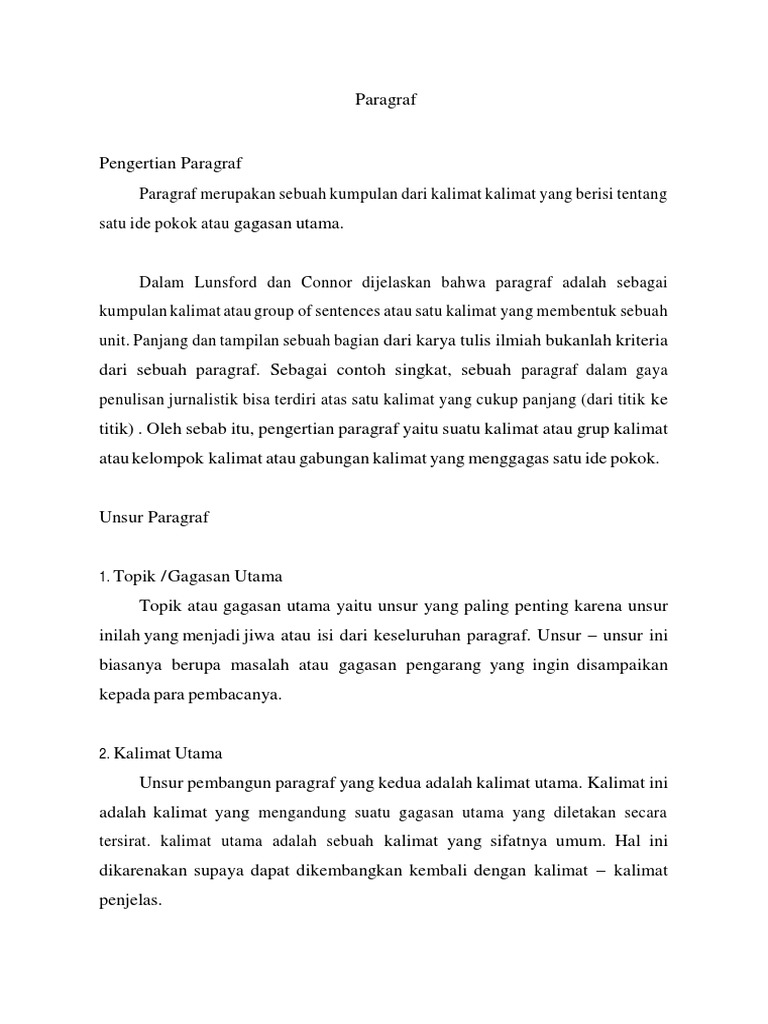 Pertemuan 9 Paragraf | PDF