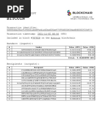 Bitcoin Transaction Receipt 2021 | PDF