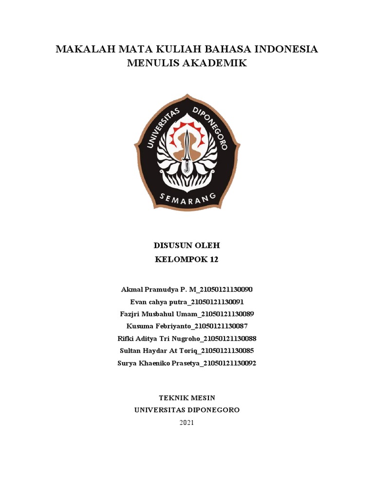 Struktur dan Tujuan Penulisan Akademik | PDF | Karier & Perkembangan ...