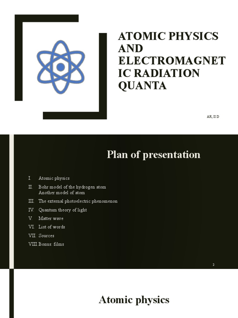 Atomic Physics and Electromagnetic Radiation Quanta | Download Free PDF ...