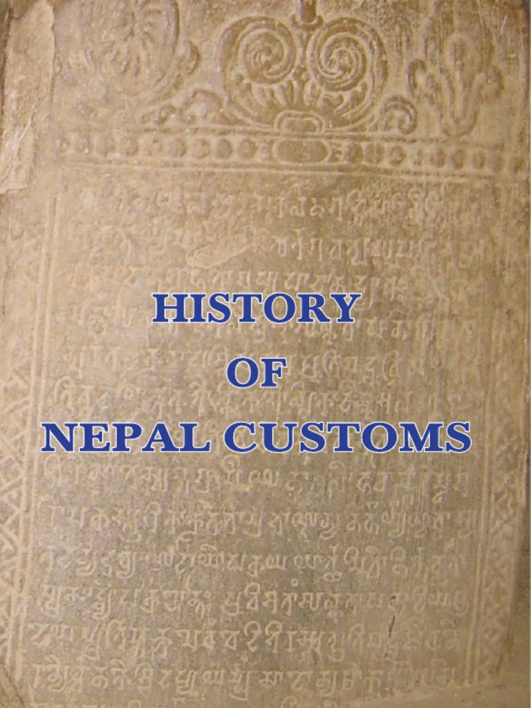 History of Nepal Customs English Final Printed - 2020-03!11!20!40!18 ...