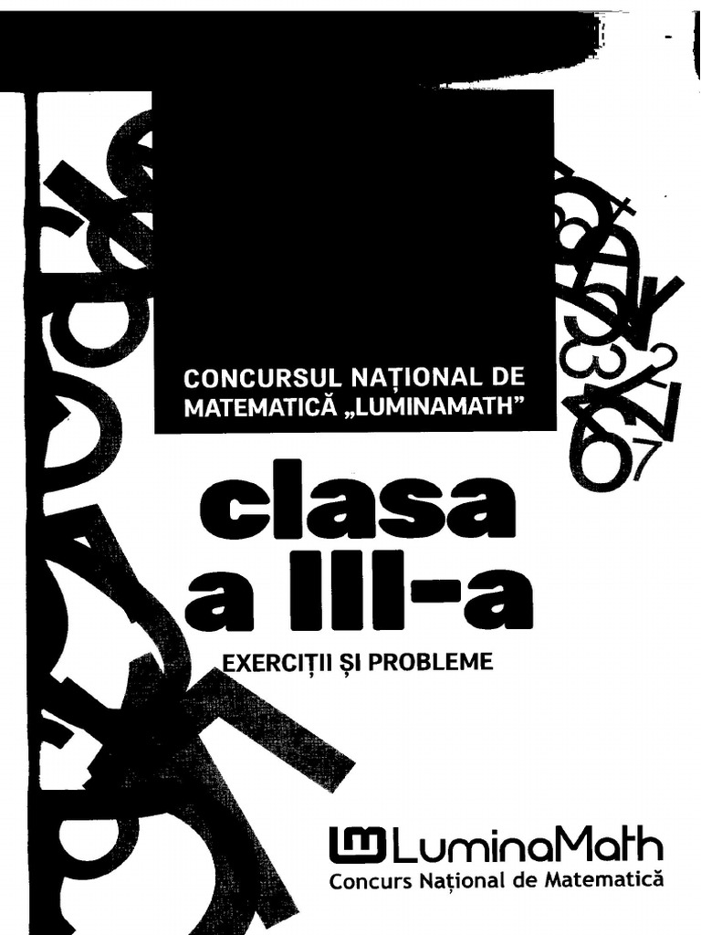 Teste Mate Clasa A III-a | PDF